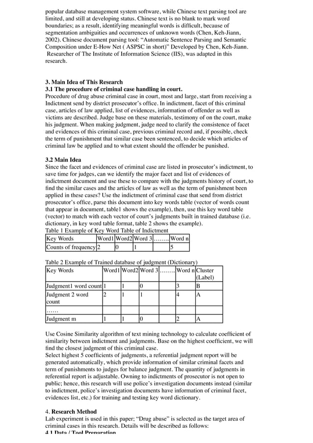 Use text mining method to support criminal case judgment | PDF
