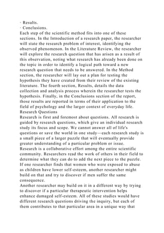 Use the Capella library to locate two psychology research articles.docx