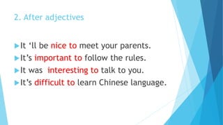 Use the infinitive | PPTX