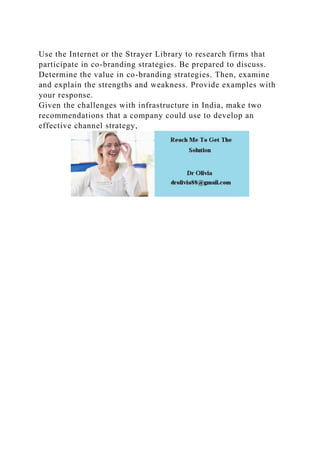 Use the Internet or the Strayer Library to research firms that parti.docx