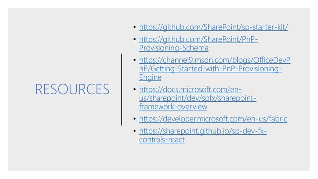 Use the PnP SharePoint Starter Kit to create your intranet in a box | PPT