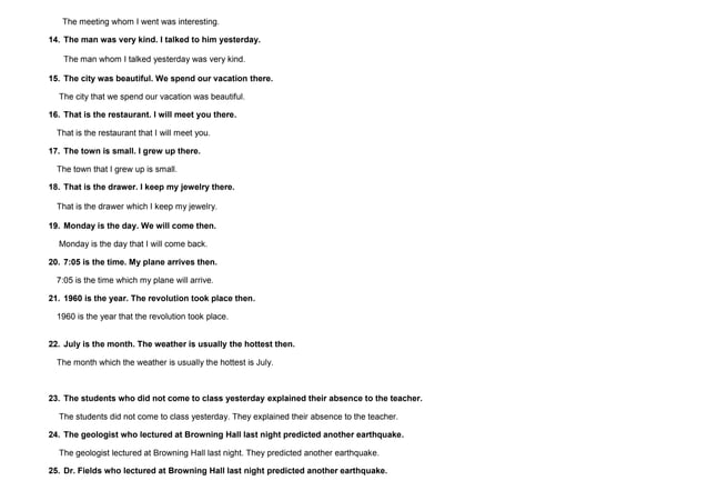 Use the second sentence as adjective clauses,jpg | PPT