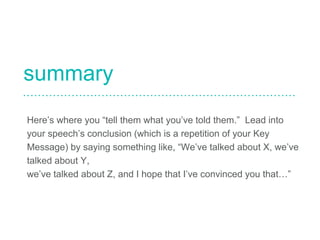 Use This Powerpoint Template to Give a Great Business Speech | PPTX