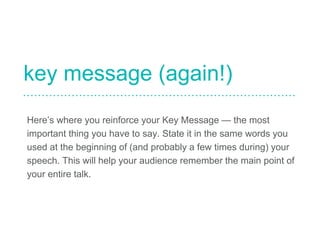Use This Powerpoint Template to Give a Great Business Speech | PPTX