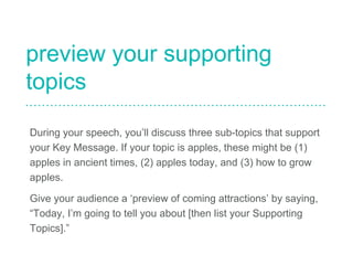 Use This Powerpoint Template to Give a Great Business Speech | PPTX