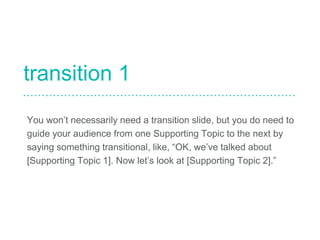 Use This Powerpoint Template to Give a Great Business Speech | PPTX