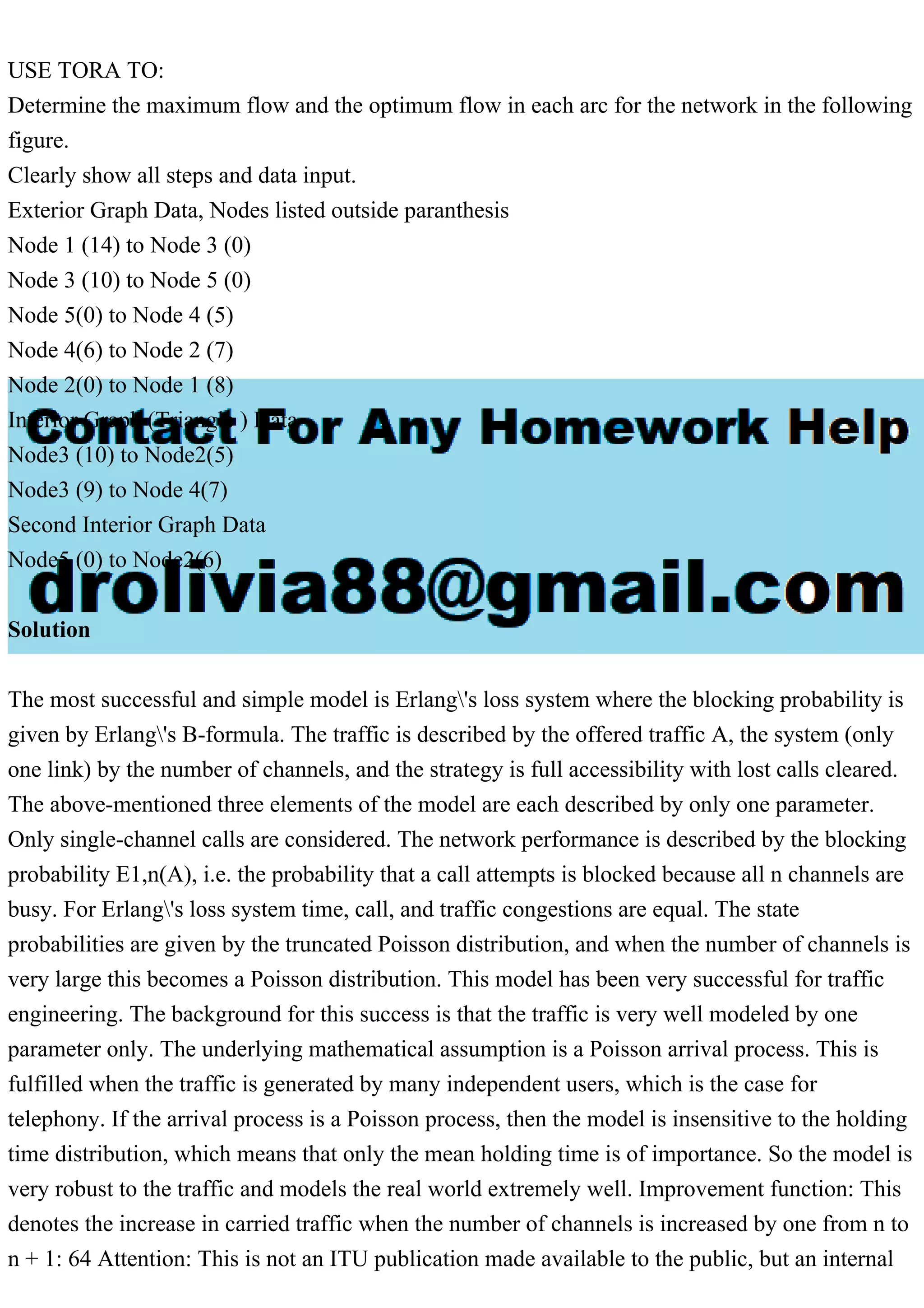 USE TORA TODetermine the maximum flow and the optimum flow in eac.pdf