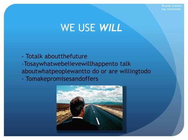 Use to will | PPT
