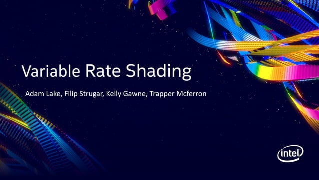 Use Variable Rate Shading (VRS) to Improve the User Experience in Real ...