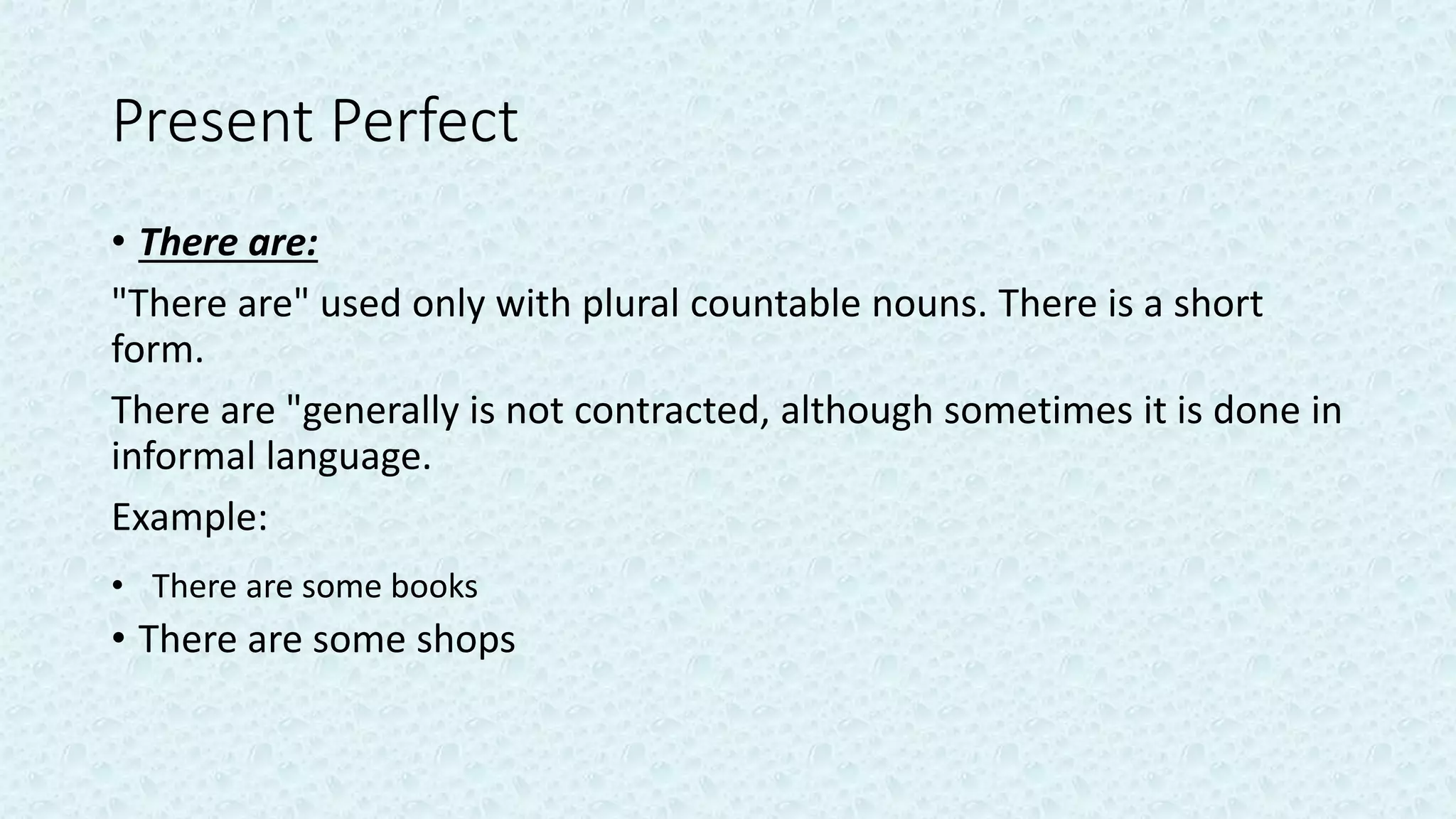 Use verbs and Quantifiers | PPTX