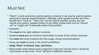 Use verbs and Quantifiers | PPTX