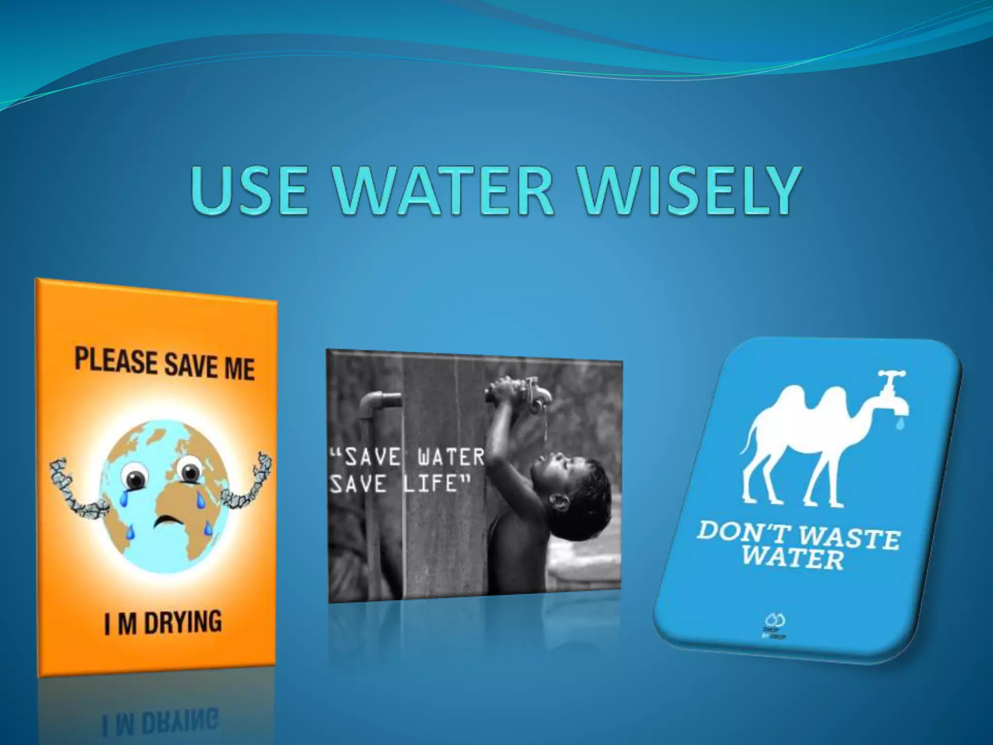Use Water Wisely Presentation | PPTX