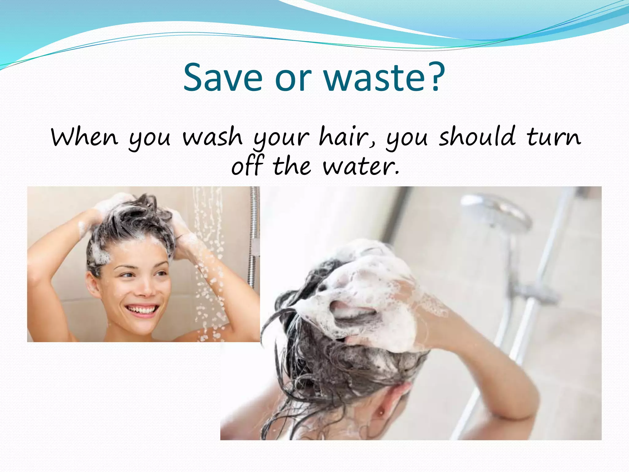 Use Water Wisely Presentation | PPTX