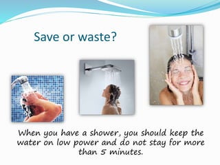 Use Water Wisely Presentation | PPTX