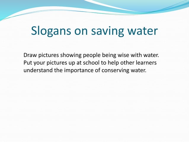 Use Water Wisely Presentation | PPTX