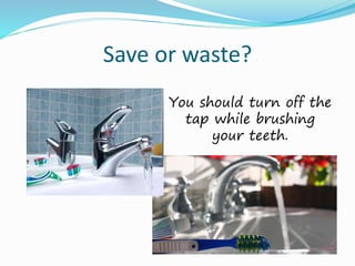 Use Water Wisely Presentation | PPTX