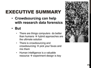 A brief introduction to crowdsourcing for data collection | PDF