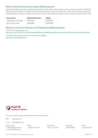 Us export ulsd_assessment PLATTS | PDF