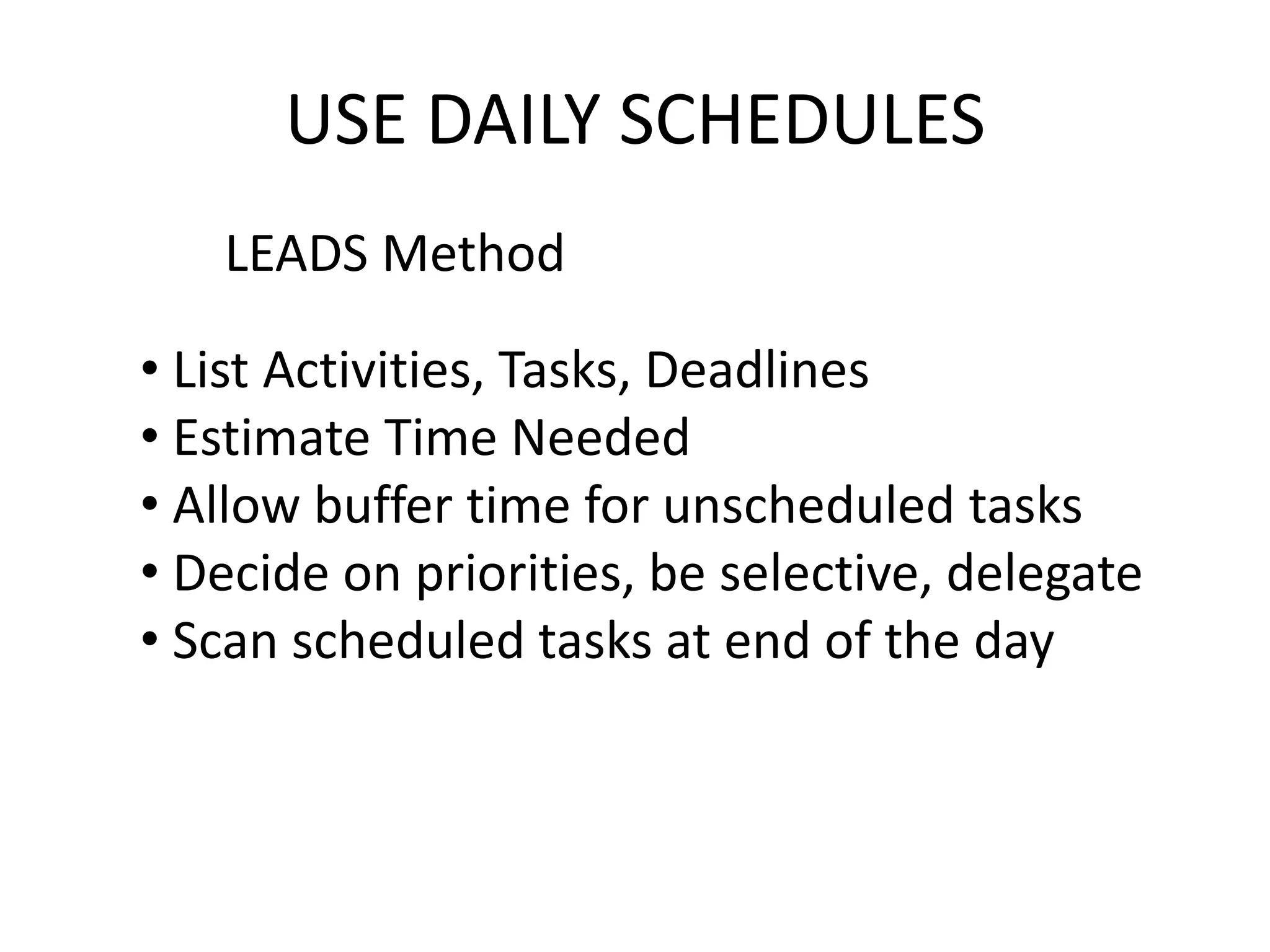 Use your time properly | PPTX