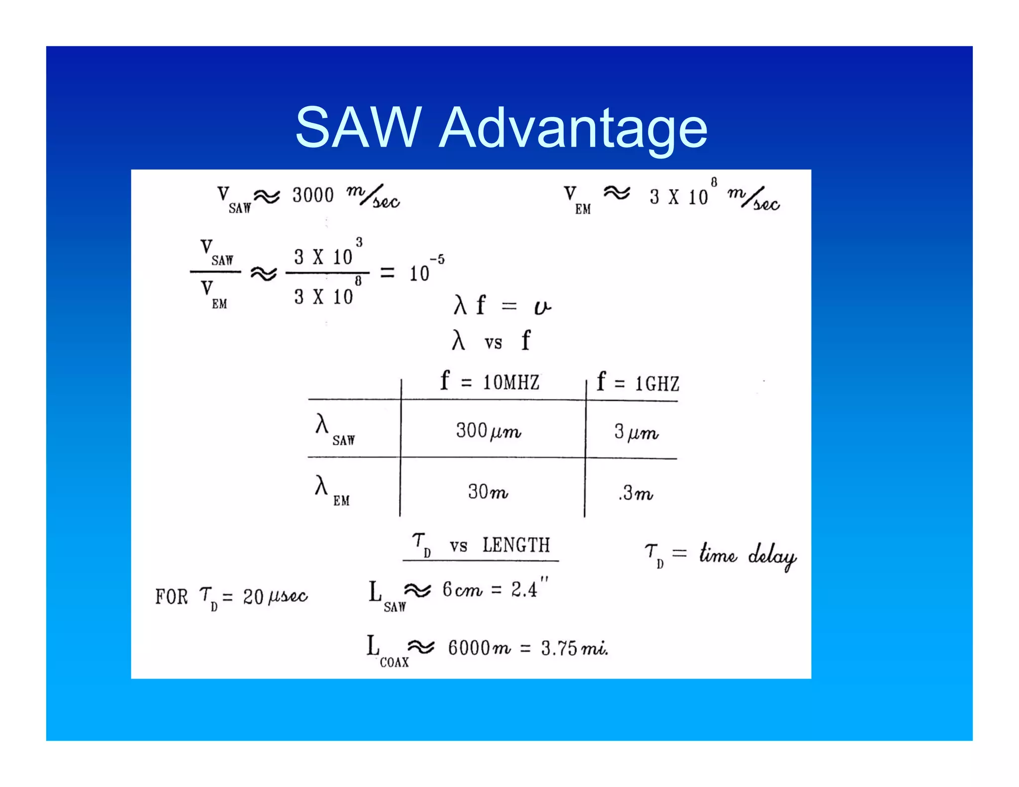 Surface Acoustic Wave (SAW) Wireless Passive RF Sensor Systems | PDF