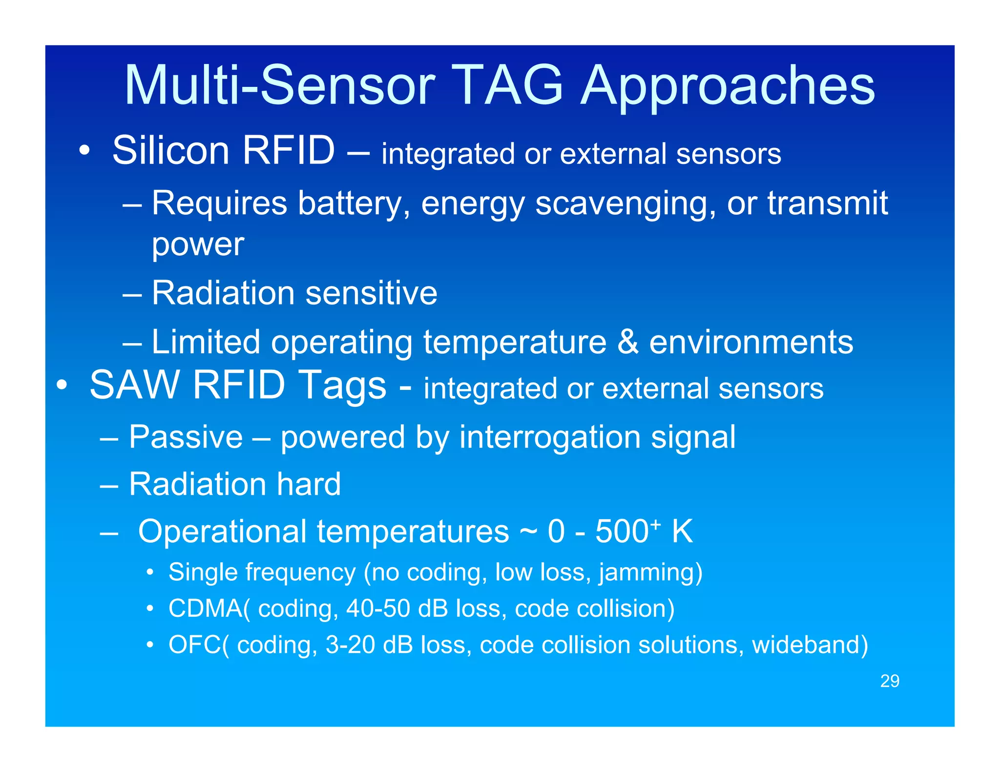 Surface Acoustic Wave (SAW) Wireless Passive RF Sensor Systems | PDF