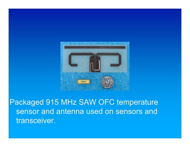 Surface Acoustic Wave (SAW) Wireless Passive RF Sensor Systems | PDF
