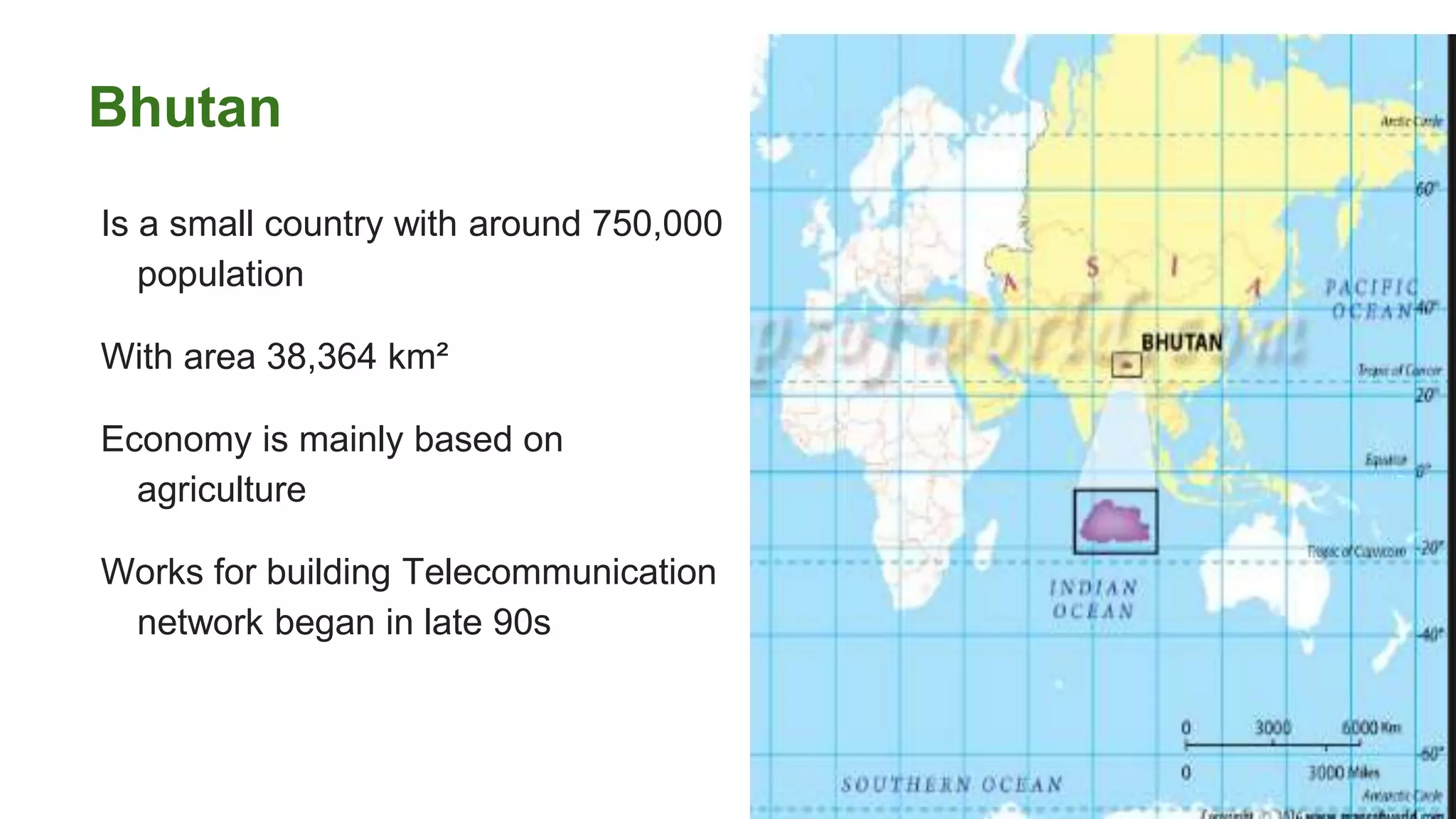 telecommunication in Bhutan | PPTX