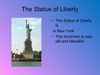 US famous landmarks | PPT