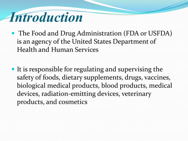 USFDA GUIDLINES | PPTX