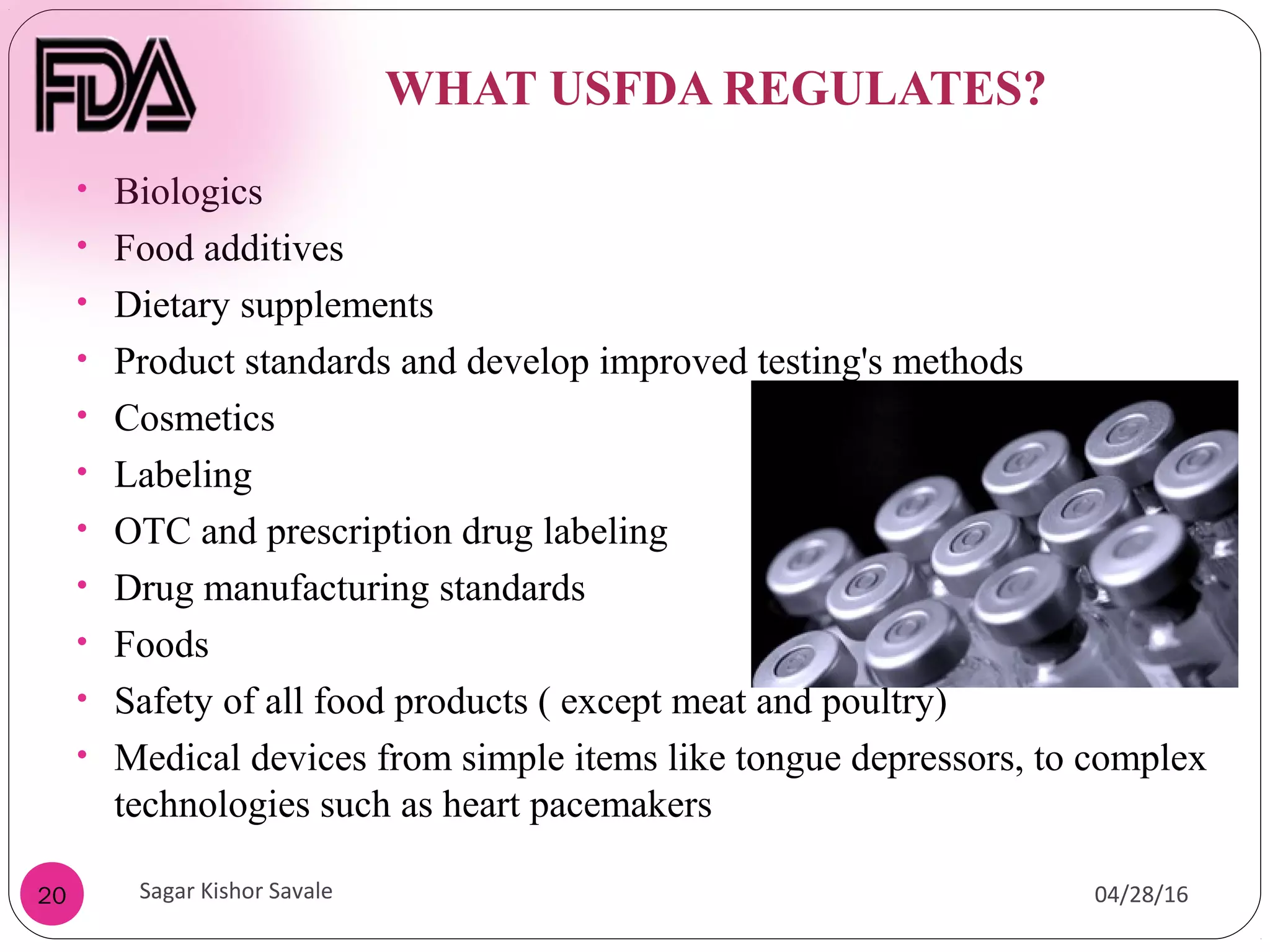 USFDA | PPT