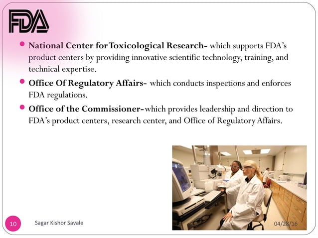 USFDA | PPT | Pharmaceutical Industry | Industries