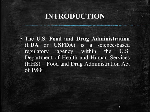 USFDA | PDF