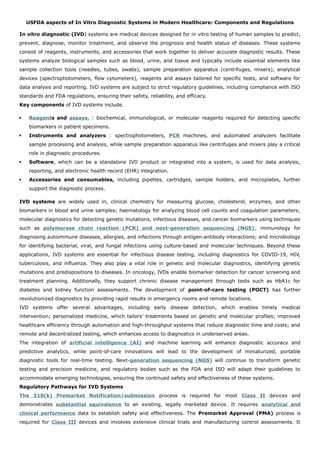 USFDA aspects of In Vitro Diagnostic Systems in Modern Healthcare.docx