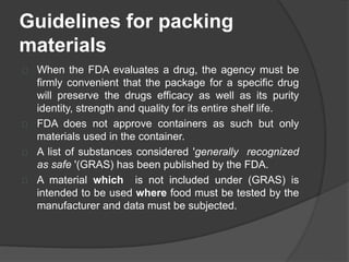 Usfda guidelines (1) | PPTX