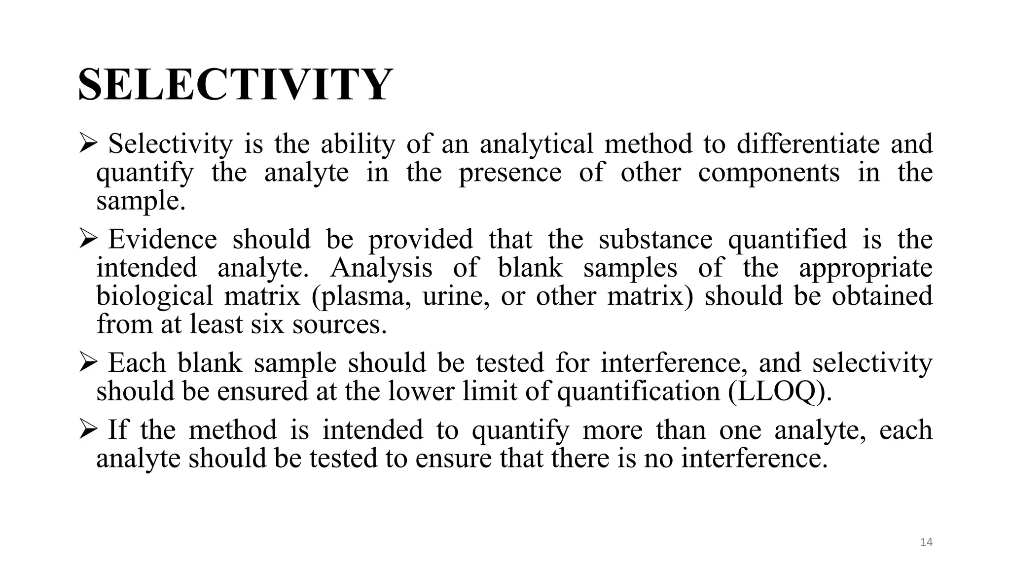 USFDA guidelines for bioanalytical method validation | PPTX