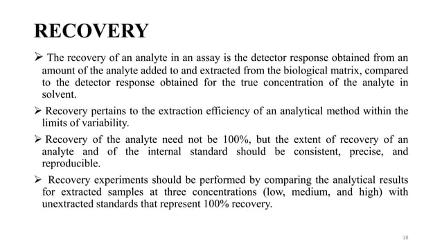 USFDA guidelines for bioanalytical method validation | PPTX