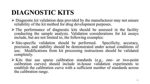 USFDA guidelines for bioanalytical method validation | PPTX