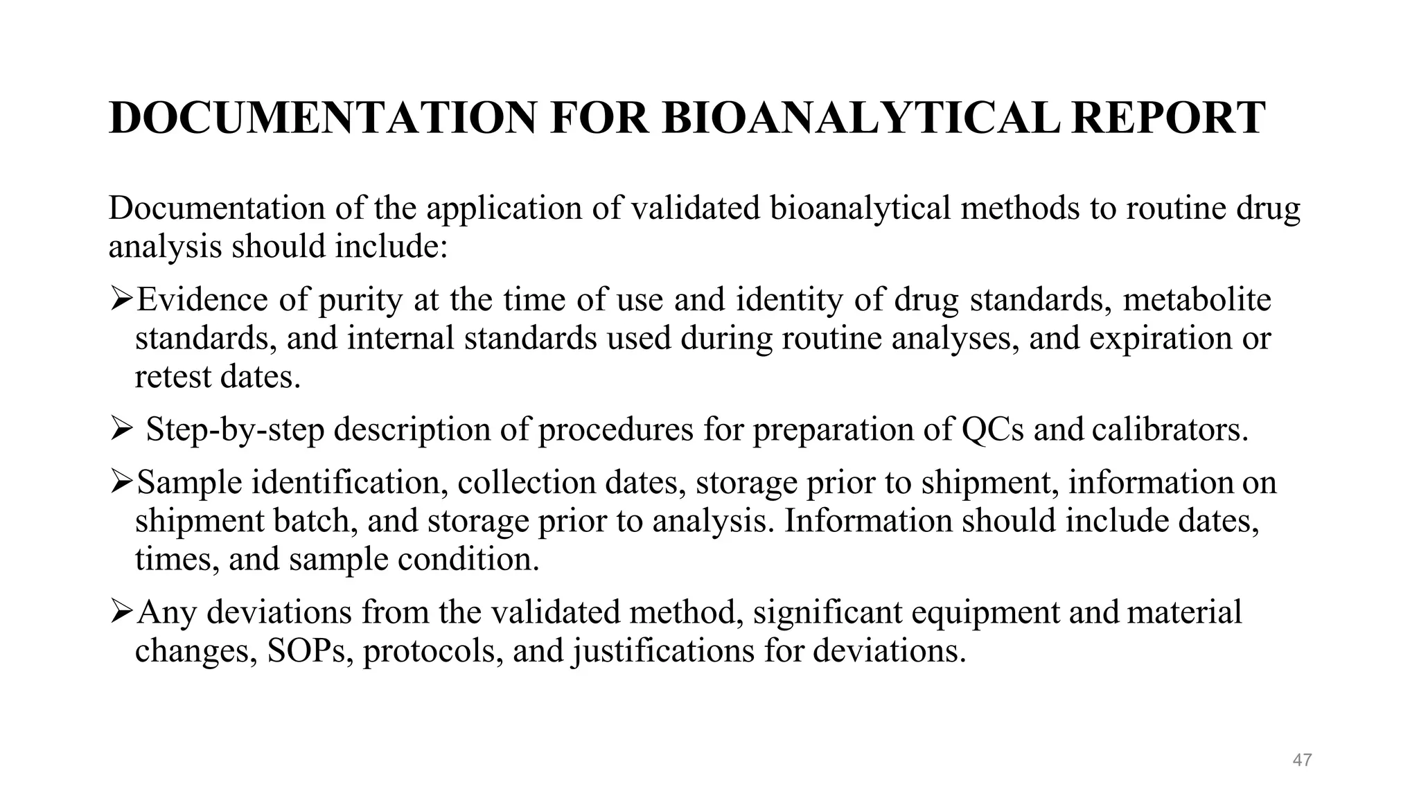 usfda guidelines for bioanalytical method validation.pptx