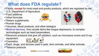 USFDA Over View | PPTX