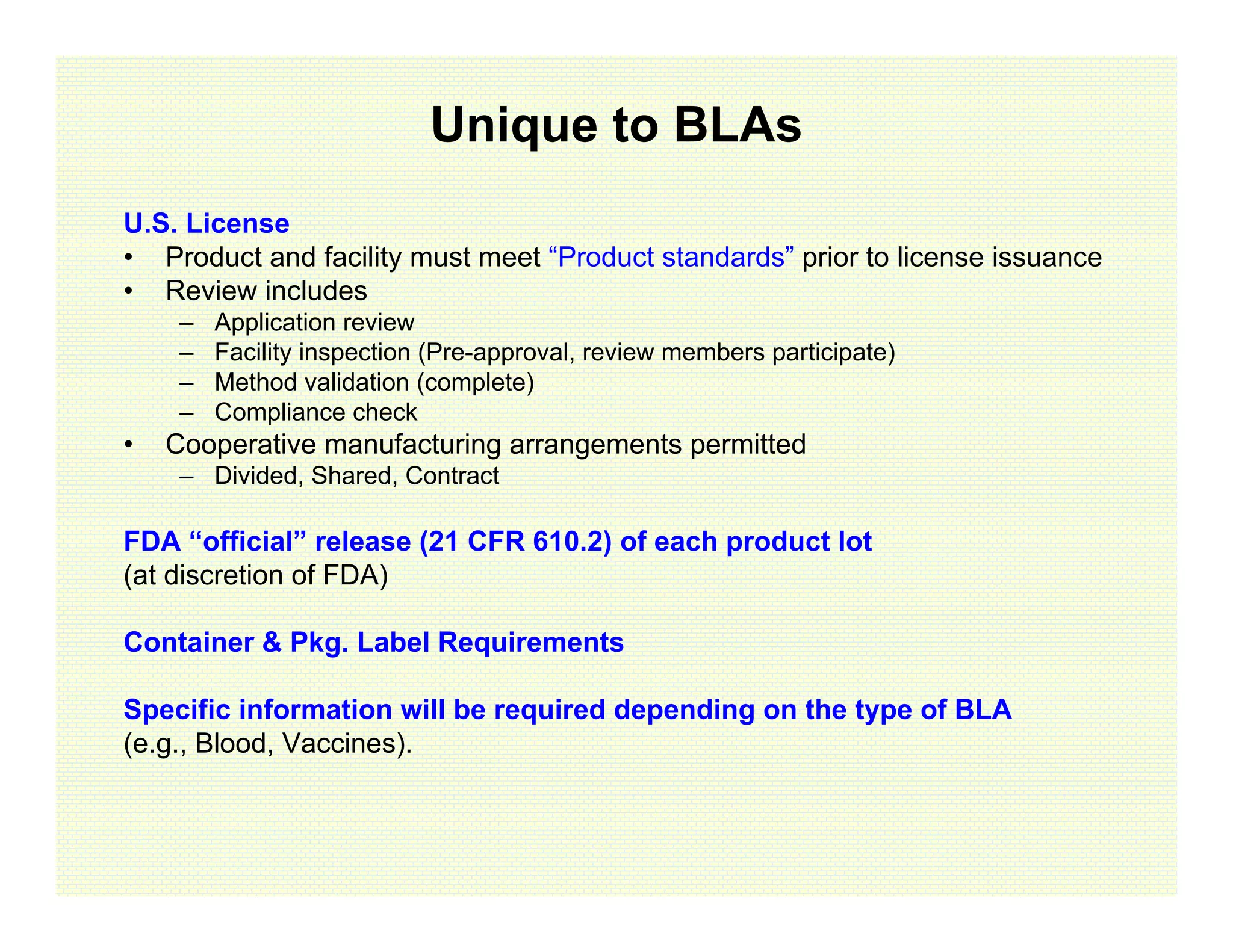 USFDA NDA Vs BLA | PDF