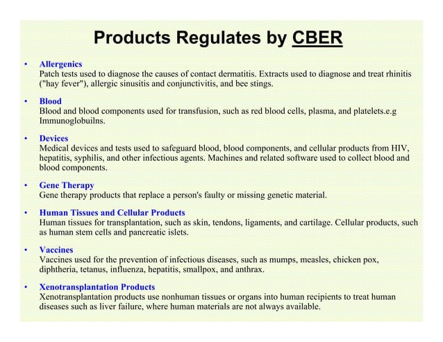 USFDA NDA Vs BLA | PDF | Biotech and Biomedical Industry | Industries