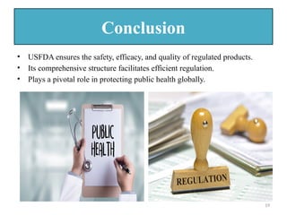 USFDA organization and structure.slidesharare | PPTX