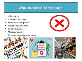 USFDA organization and structure.slidesharare | PPTX