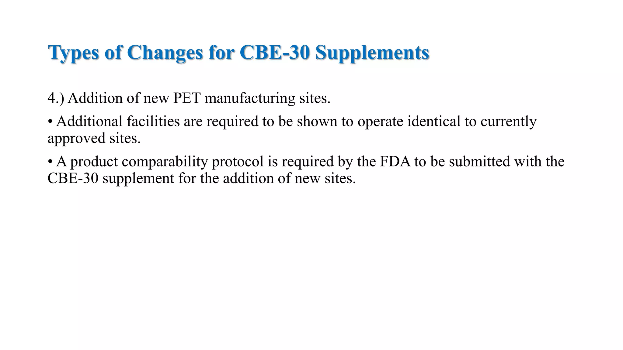 US FDA post approval changes | PPTX