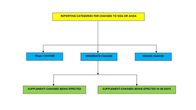 US FDA post approval changes | PPTX