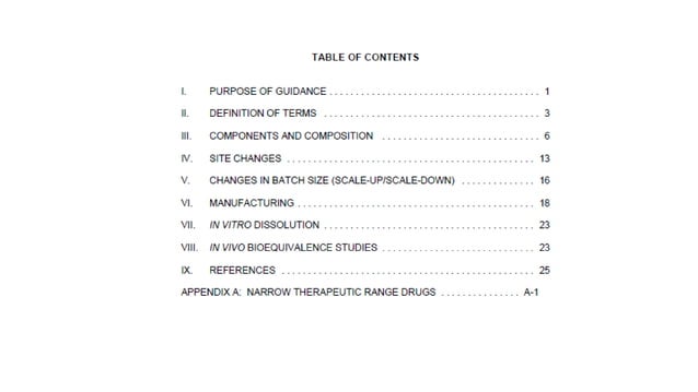 US FDA post approval changes | PPTX
