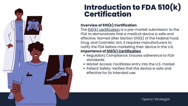 A 510(k) submission to the U.S. FDA is a premarket | PDF