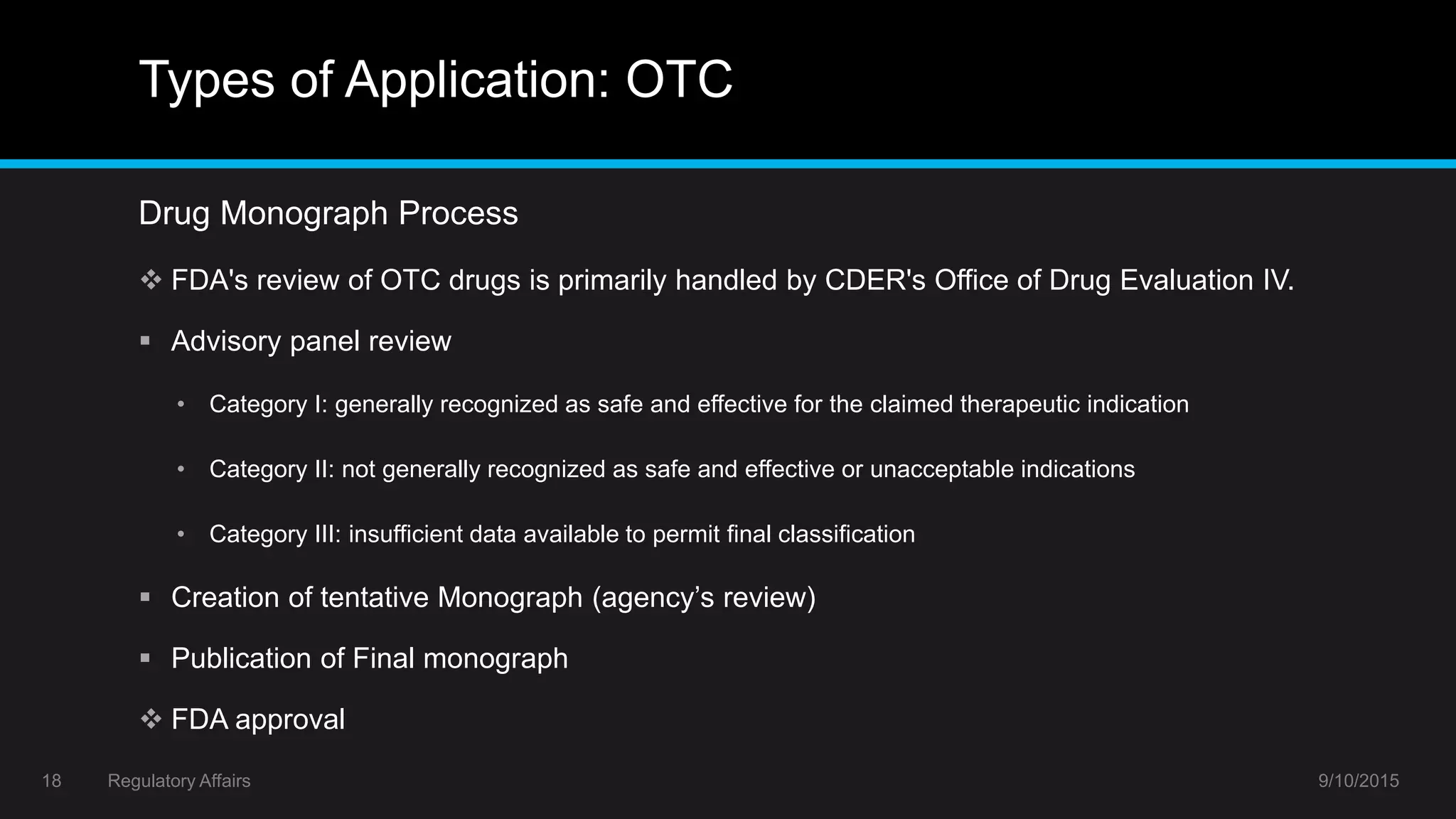 Overview of US FDA: Drugs | PPTX