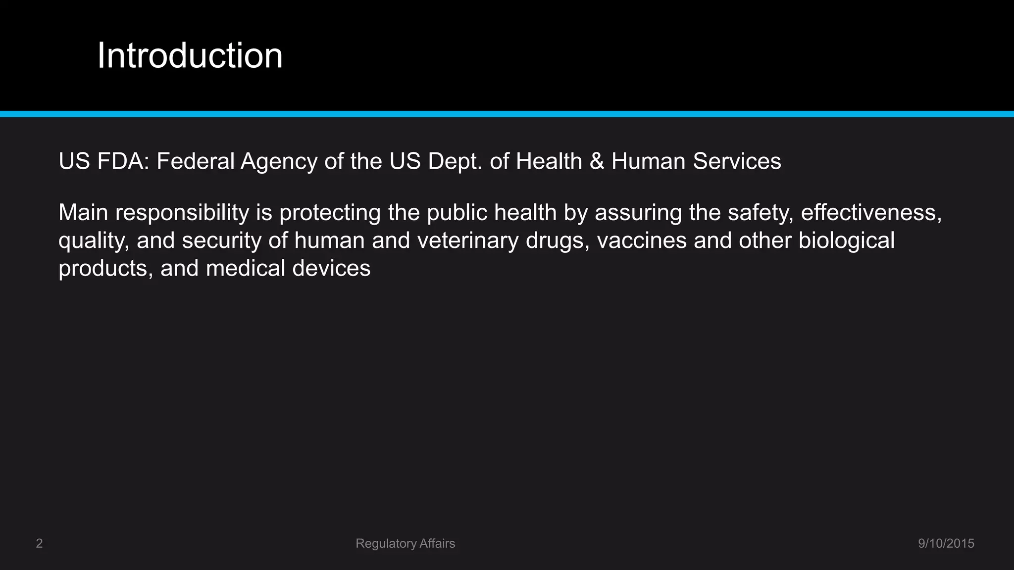 Overview of US FDA: Drugs | PPTX