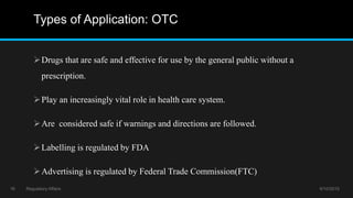 Overview of US FDA: Drugs | PPTX | Pharmaceutical Industry | Industries